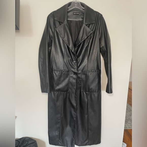 PrettyLittleThing | Jackets & Coats | Prettylittle Thing Faux Leather ...